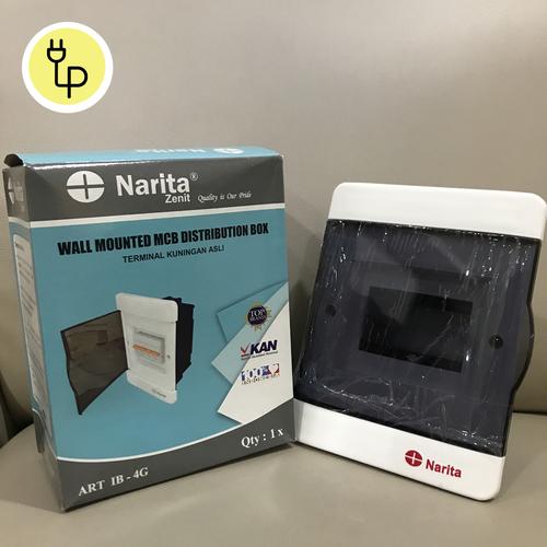 Jual NARITA ZENIT Box MCB 4 Grup Inbow Tanam Tembok Tutup hitam ...