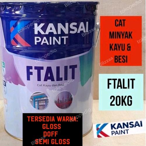 Jual FTALIT 20 kg Gloss Doff Semi Gloss Ftalit 20kg Asli Pabrik Cat ...