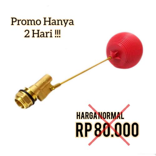 Jual Floating Valve 1/2 / Pelampung Tangki Air / Pelampung Air - Kota ...