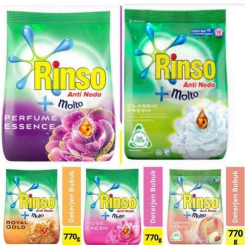 Jual Rinso Detergen Bubuk Anti Noda Classic Fresh 770 gram - Rose Fresh ...