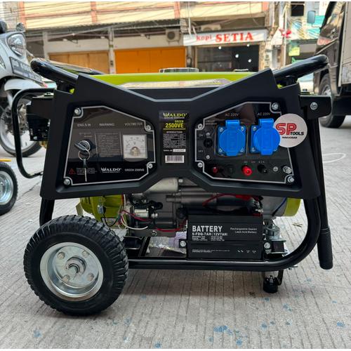 Jual MESIN GENSET BENSIN GENERATOR 2200W 2200 WATT 6.5HP ALDO GREEN ...
