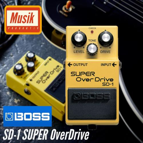 Promo Boss SD1 / SD 1 Super OverDrive Pedal efek Stompbox Original ...