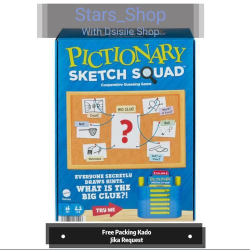 Jual Pictionary Sketch Squad Cooperative Guessing Game Family Game ...