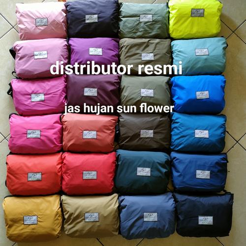 Jual Jas hujan Sunflower Original ukuran M, L, XL - S - Kota Bekasi ...