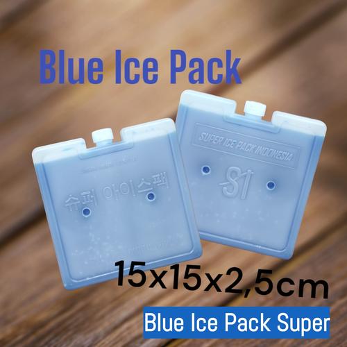 Jual Blue ice pack kotak 15x15x2,5cm ice gel thermafreeze bisa kipas ...