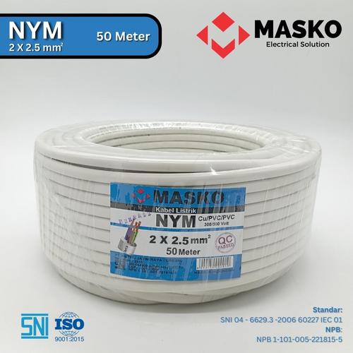 Jual KABEL NYM 2X2.5 MM 50M 50 M 50METER ORI MASKO - Kab. Tangerang ...