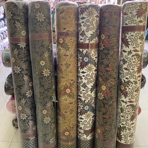 Jual [Harga Roll] Kain Batik Halus Semi Sutra BH21 Motif Bunga - A ...