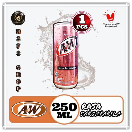 Jual AW | A&W Rasa Sarsaparila Kaleng | Can - 250 ml (Harga Satuan ...