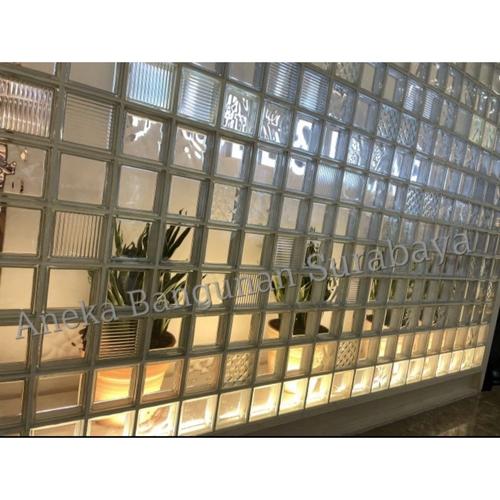 Jual Glass block MULIA glassblock type clear wave quadra kawung ocean ...