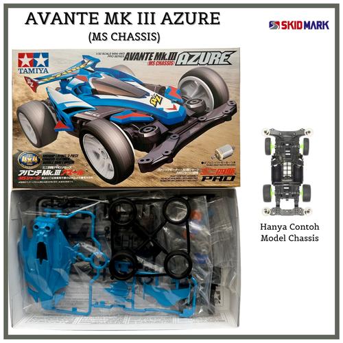 Jual Tamiya Mini 4WD - Avante MK III Azure MS Chassis (ORIGINAL ...
