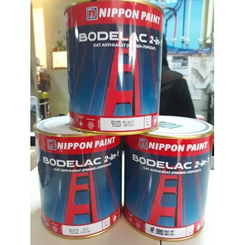 Jual Nippon Bodelac Cat Besi Anti Karat Nippon Paint Bodelac 2 in1 1KG ...