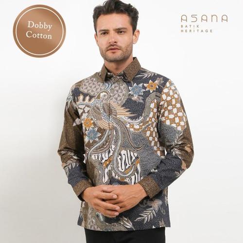 Jual Terbatass Asana Batik Lengan Panjang Kadilajo - Abu-abu Coklat ...