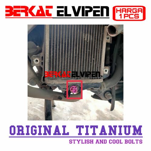 Jual Baut Titanium Pembuangan Air Radiator Vario 125 150 Pcx 150 160 ...