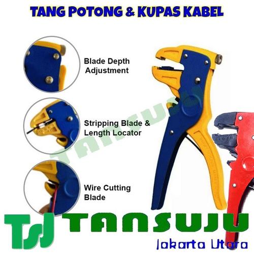 Jual Cable Stripper Tang Pengupas Kabel Listrik 2in1 Pemotong Kabel UTP ...
