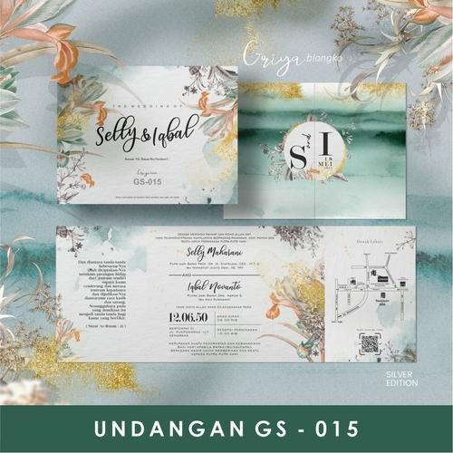 Jual UNDANGAN NIKAH / UNDANGAN GRIYA BLANGKO / UNDANGAN GRIYA SILVER GS ...