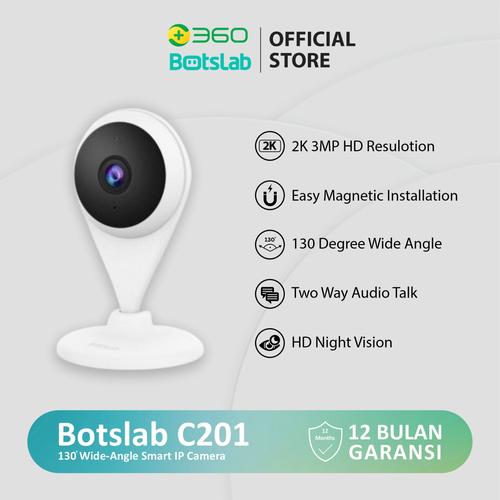 Promo BotsLab C201 2K 3MP Smart Home CCTV Indoor IP Camera - Kota ...