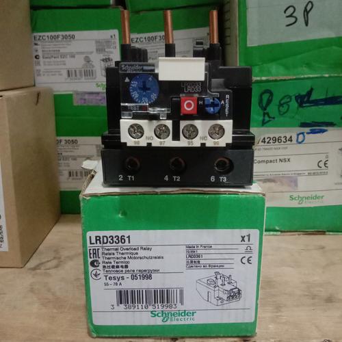 Jual TOR Schneider LRD3361 55-70A Thermal Overload Relay LRD3361 ...