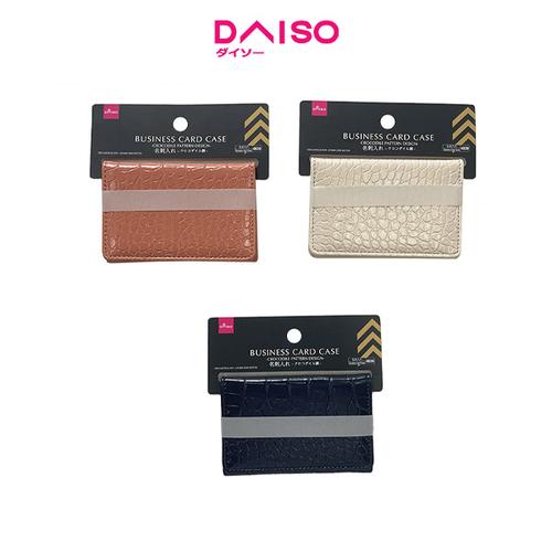 Jual Daiso Business Card Case -Crocodile pattern design- - Orange ...