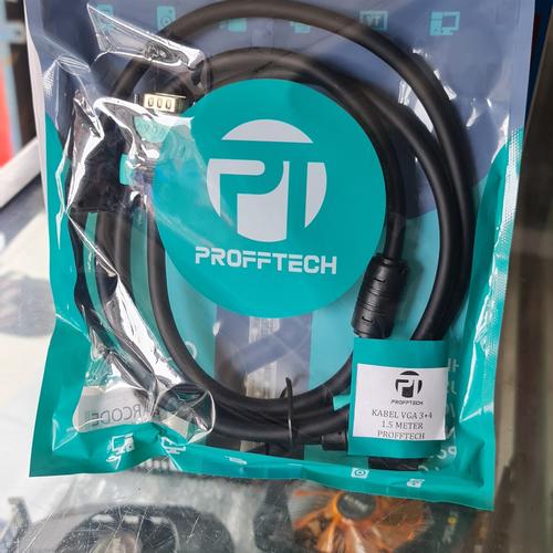 Jual kabel vga profftech original 1.5 meter - Kab. Bekasi - antopuenya computer | Tokopedia