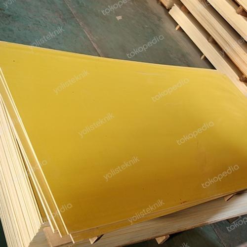 Jual Resin Kuning 6mm x 40cm x 40cm / Epoxy Fiber Glass Sheet/Lembaran ...
