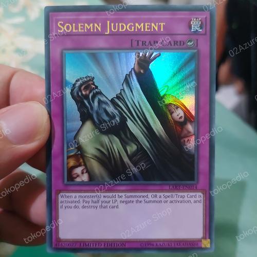 Jual Solemn Judgment - Ultra Rare Limited Edition LART yugioh - Kota ...