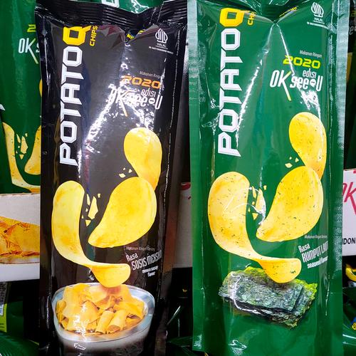 Jual POTATO Q potato crisps rasa rumput laut / sosis meksiko 50 gram ...