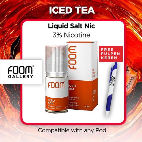 Jual FOAM Iced Tea 30ml - Kota Surabaya - RAKO LANA | Tokopedia
