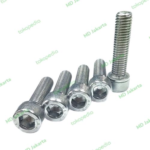 Jual Baut L Stainless M8x10, M8x12, M8x16, M8x20, M8x25 Hex Socket Head SS - M8x12 - Jakarta ...