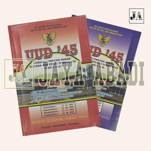 Jual UUD 45 Undang - Undang Dasar 1945 Hukum Indonesia Amandemen BESAR ...