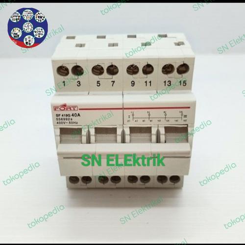 Jual COS Change Over Switch Ohm Saklar 4P 25A 32A 40A 63A FORT Dinreall - 63A - Jakarta Pusat ...