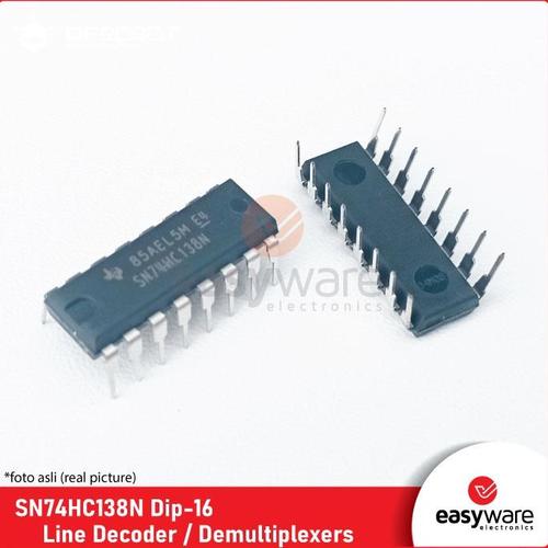 Jual SN74HC138N Texas Instrument Dip-16 - Multiplexers Deer - Jakarta ...