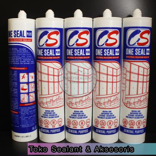Jual Sealant/Lem Kaca Jenis Neutral (Non-Asam) Merek ONE SEAL PLUS ...