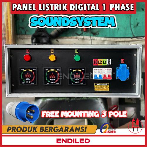 Jual Panel listrik sound system digital 1 phase - Hitam - Kota Bekasi ...