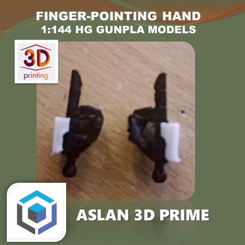 Jual FINGER-POINTING HAND 1:144 HG GUNPLA GUNDAM Custom Color 3D Print ...