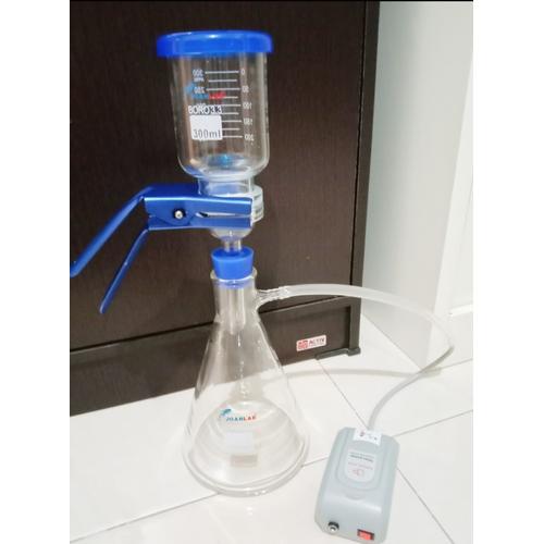 Jual Set Vacuum Filtration Mini Vacuum Pump dan Glass Filtration Rubber ...