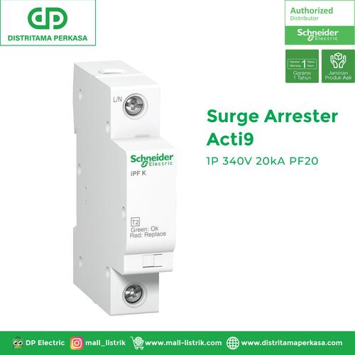Jual Schneider Surge Arrester Acti9 1P 340V 20kA PF20 - A9L15691 - Kota ...