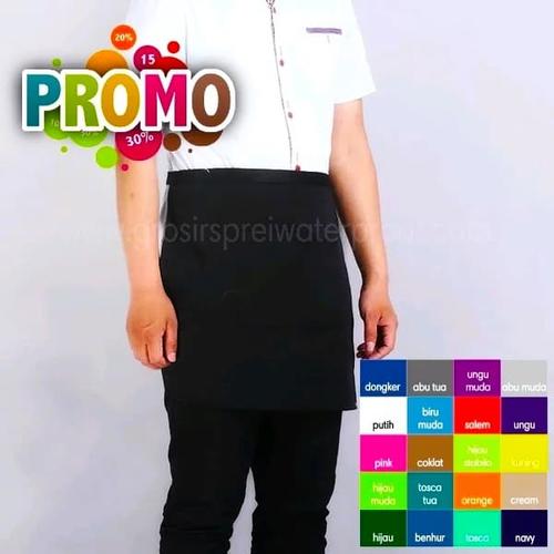 Jual Half Apron celemek pendek waterproof setengah badan chef waitress ...