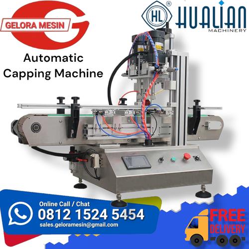 Jual Mesin Capping Penutup Botol Plastik Otomatis Conveyor - Jakarta Barat - Gelora Mesin ...