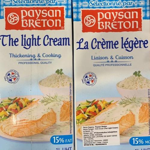 Jual Cooking cream Paysan breton 1LTR Light Cream 15% - Jakarta Timur ...