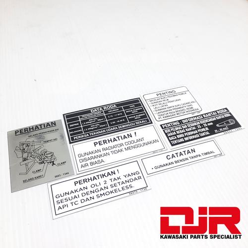 Jual sticker stiker detail set ninja R RR SS S KIS - Kab. Bogor - DJR ...