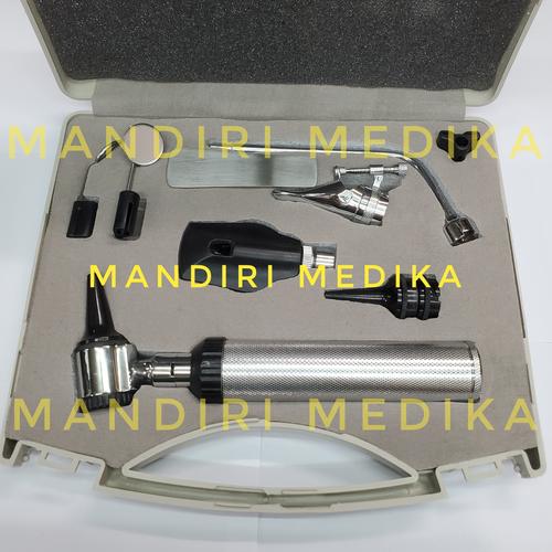 Jual Diagnostic Set LED Otoscope + Opthalmoscope Diagnostik THT Stainless - Jakarta Barat ...