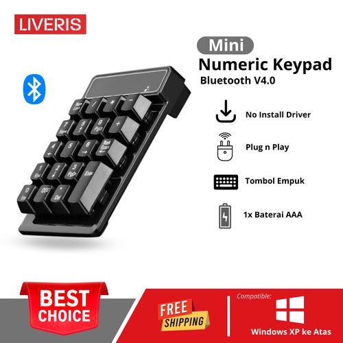 Jual Mini Numeric Keypad Numpad Wireless Keyboard Angka Numerik - USB ...
