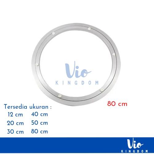 Jual Ring Meja Makan Putar 80 cm Rel Bulat Lazy Susan Kolaher Bearing ...