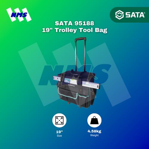 Jual Tas Perkakas SATA 95188 Trolley Tool Bag 17" Inci Koper Troli - 1 ...