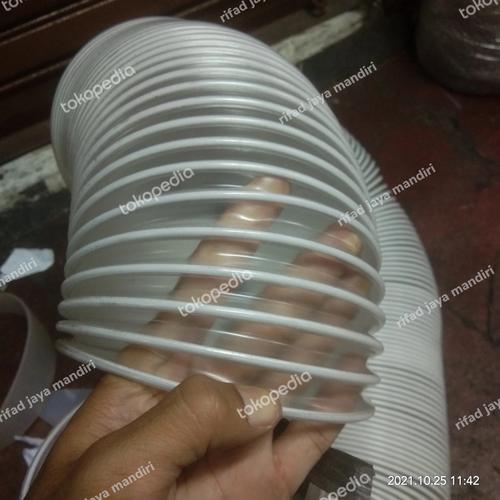 Promo ducting hose 5 inch x 1.5 meter flexible vacuum plastic flex pvc ...