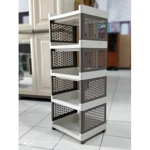 Jual Rak Susun Plastik 4 5 Susun Rak Dapur Buku Serbaguna RSO Olymplast ...
