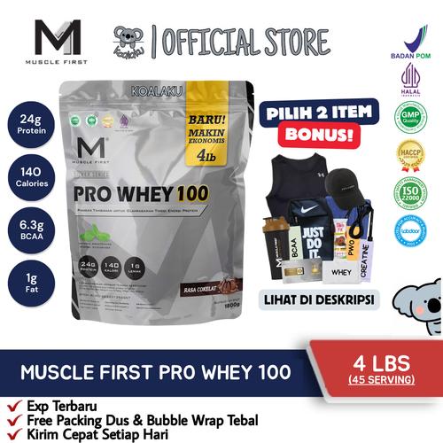 Jual Muscle First Pro Whey 100 4lbs 1.8 kg 1800 gr Susu Whey Protein ...