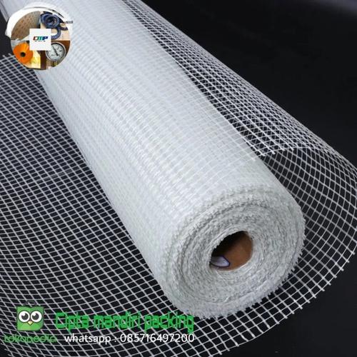 Jual Fiberglass Mesh/Serat Fiber 160Gram 5x5mm 0,50mm 1,2m x 150m ...