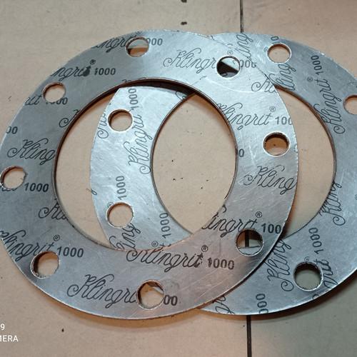 Jual packing Gasket klingerit 1000 2"inch jis 10k / fleng Gasket 3mm/ - Jakarta Barat - Tama ...