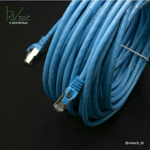 Jual Kabel Lan Cat 6e, 70 m. Kepala besi. Qualitas terjamin garansi 2 ...